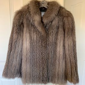 Saga Furs | Jackets & Coats | Saga Fox Womens Silver Blue Fox Fur Coat Size Xl | Poshmark
